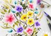 Watercolor Floral Paintings by Monica Schick - Trendy Art Ideas