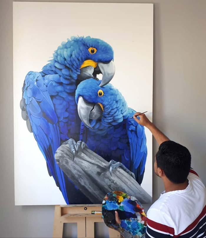 Petterson Silva - Realistic Oil Paintings of Wildlife - Trendy Art Ideas