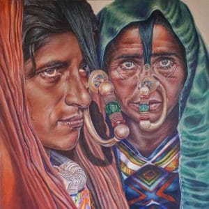 New Zealand artist intrinsically inspired by the faces of the world