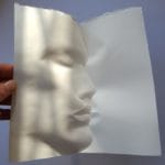 Polly Verity - Figurative Sculptural Folding of the Paper into Faces