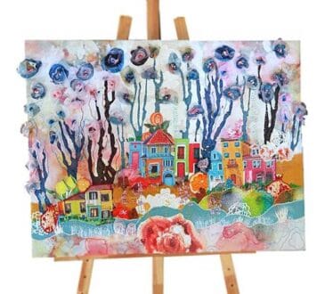 Unique Mixed Media Textile Arts - Trendy Art Ideas