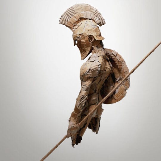 Turning Cardboard into extraordinarily amazing life size animal sculptures