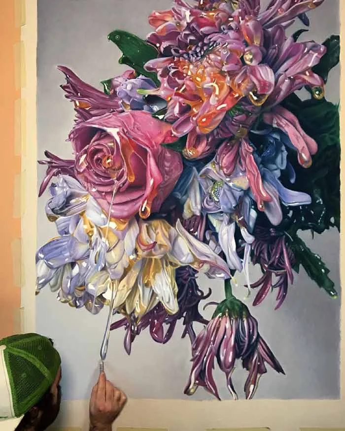 Realistic Flower Paintings