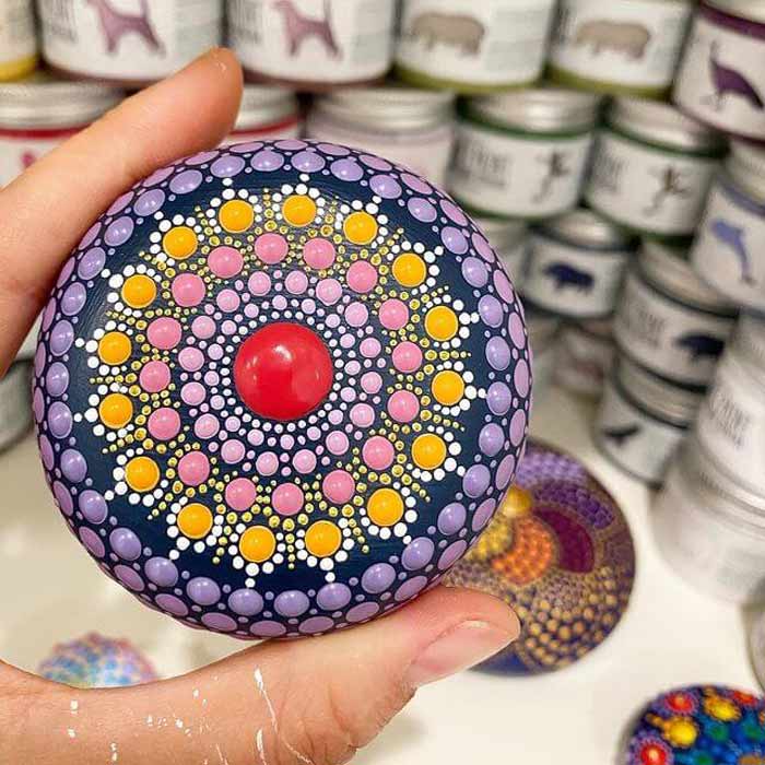 Dot Mandala Painting Painting Art Collectibles Acrylic Etna pe