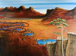 Beautiful australian landscape paintings by Tania Chanter - TrendyArtIdeas