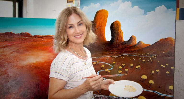 Beautiful australian landscape paintings by Tania Chanter - TrendyArtIdeas