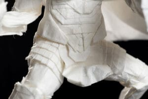 Creates origami knight from a single sheet of paper - trendyartideas