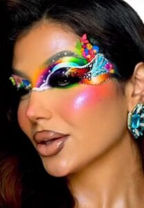 Samurai Eye Makeup Techniques with Colors, Cuts and Creativity