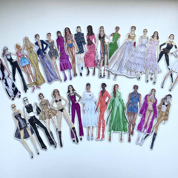 Fashion figures drawing - Trendy Art Ideas