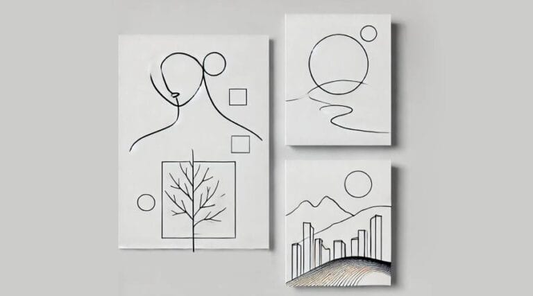 10 Minimalist Drawing Ideas to Spark Creativity with Simple Lines ...