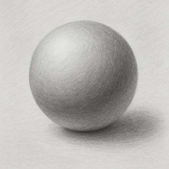 Shaded 3D Cube or Sphere - Trendy Art Ideas
