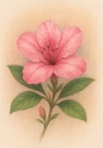 Realistic Azalea Flower Drawing: Easy Sketches to Beautiful Art ...