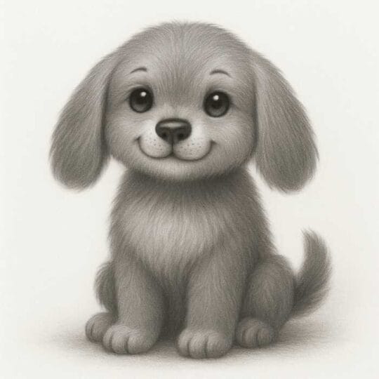 Draw a Puppy with Pencil and Paper – Beginner Tutorial Guide - Trendy ...