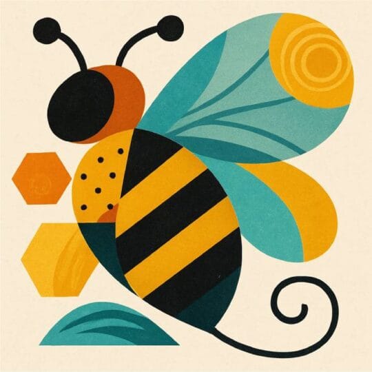Draw a Bee in 5 Unique Styles: Cartoon, Realistic, Cute & More - Trendy ...