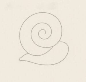 Easy Cute Snail Drawing: Step-by-Step Guide for Beginners - Trendy Art ...