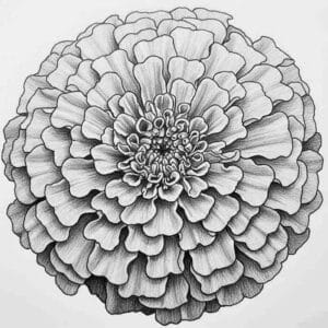 25 Beautiful Flower Drawing Ideas for Creative Inspiration - Trendy Art ...