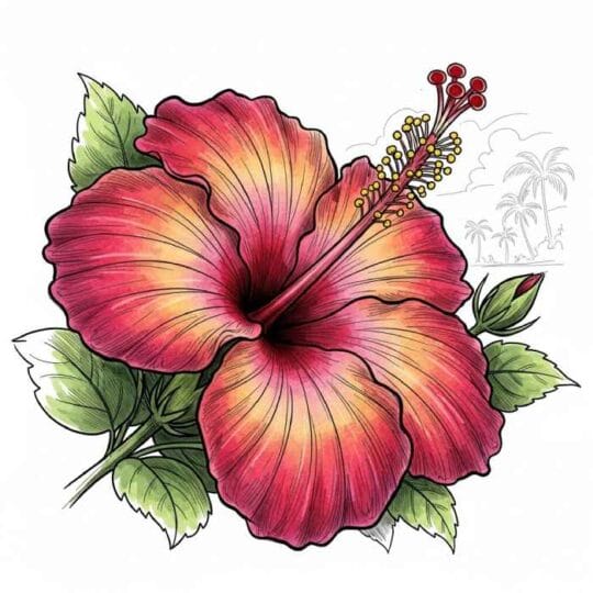 25 Beautiful Flower Drawing Ideas for Creative Inspiration - Trendy Art ...