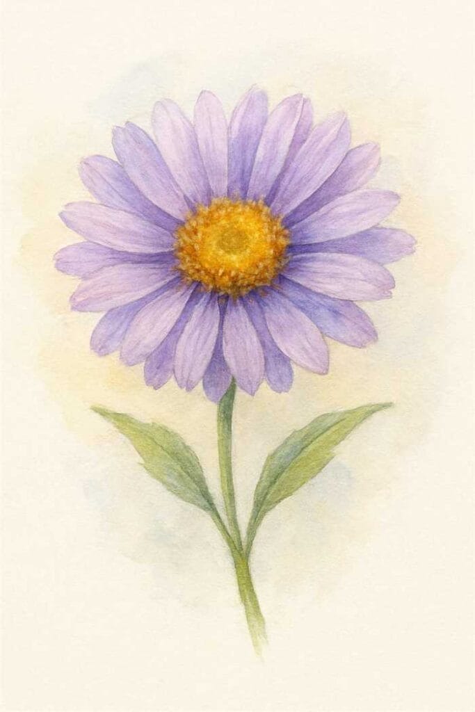 10 Realistic Aster Flower Drawings to Inspire Your Next Artwork ...
