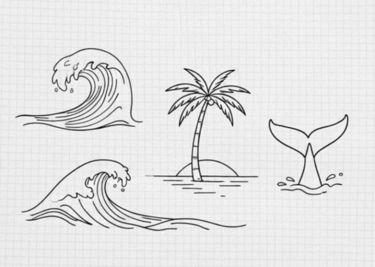 15 Ocean Drawing Ideas to Inspire Your Next Beautiful Marine Artwork ...