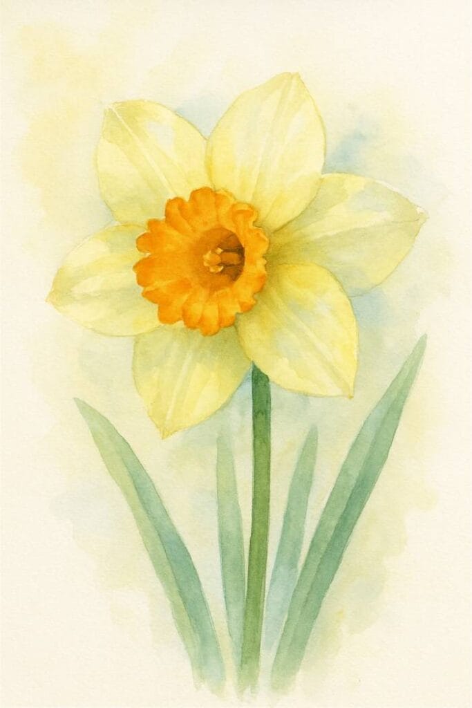 10 Beautiful Daffodil Drawing Ideas to Celebrate the Joy of Spring ...