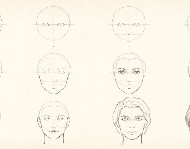 How to Draw a Face Step by Step – Easy Guide to Create a Realistic ...