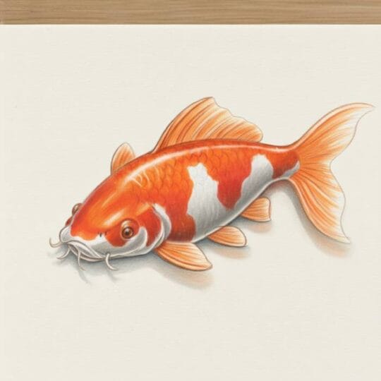How to Draw a Koi Fish: Easy Steps Guide for a Beautiful Sketch ...