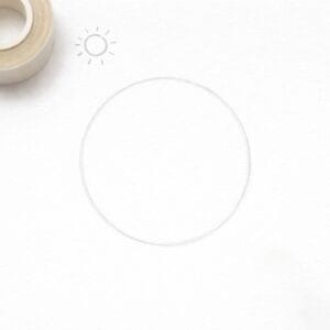 Step 2: Mark the Direction of Light Source in Sphere Drawing - Trendy ...