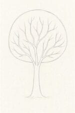How to Draw a Tree Easily: From Basic Shapes to Realistic Form - Trendy ...