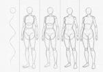 Step-by-Step Female Figure Drawing Guide - Trendy Art Ideas